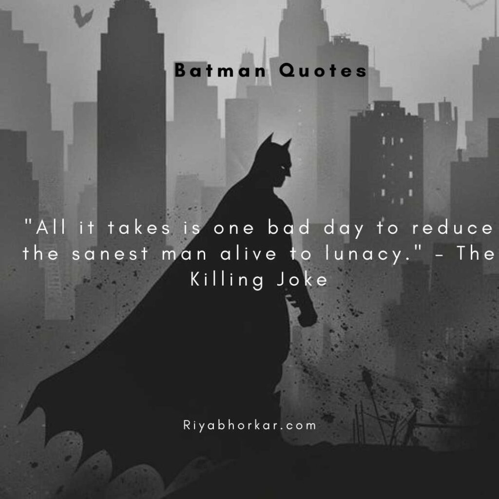 Batman Quotes - Riya's Blogs