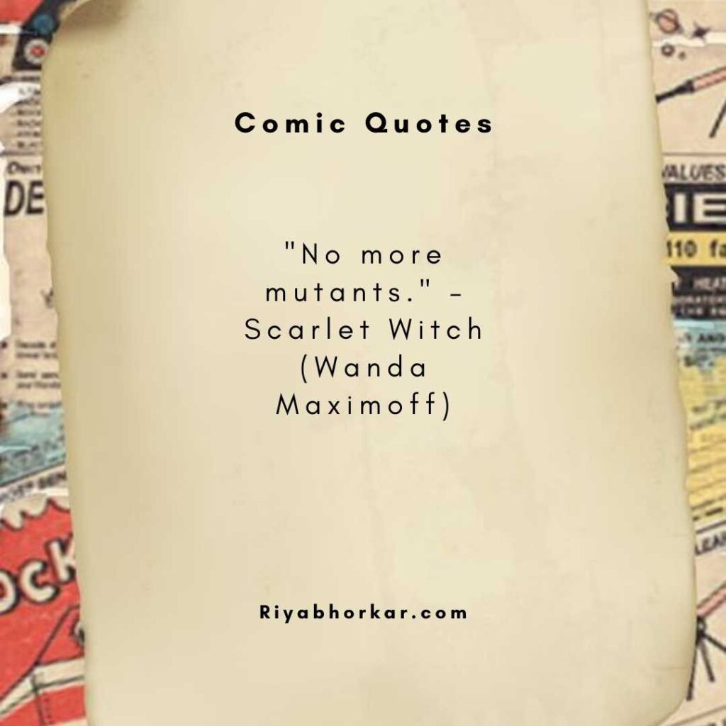 Comic Book Quotes - Riya's Blogs
