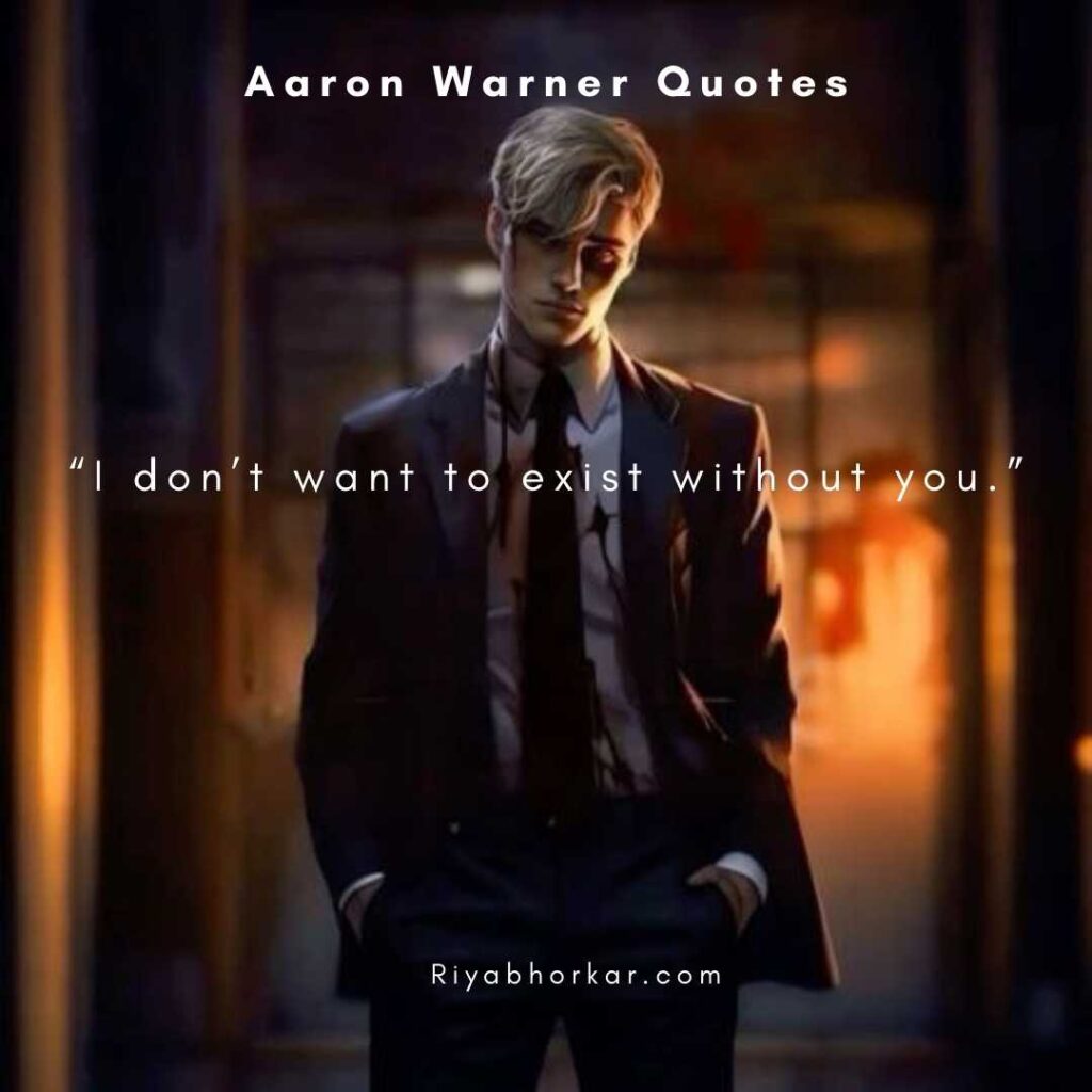 Aaron Warner Quotes - Riya's Blogs