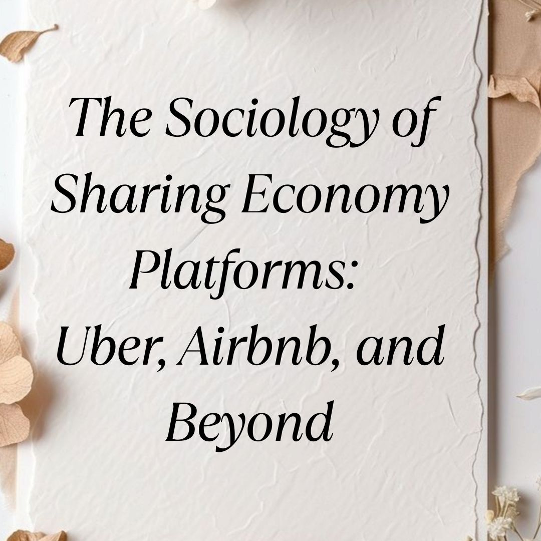 The Sociology of Sharing Economy Platforms: Uber, Airbnb, and Beyond ...