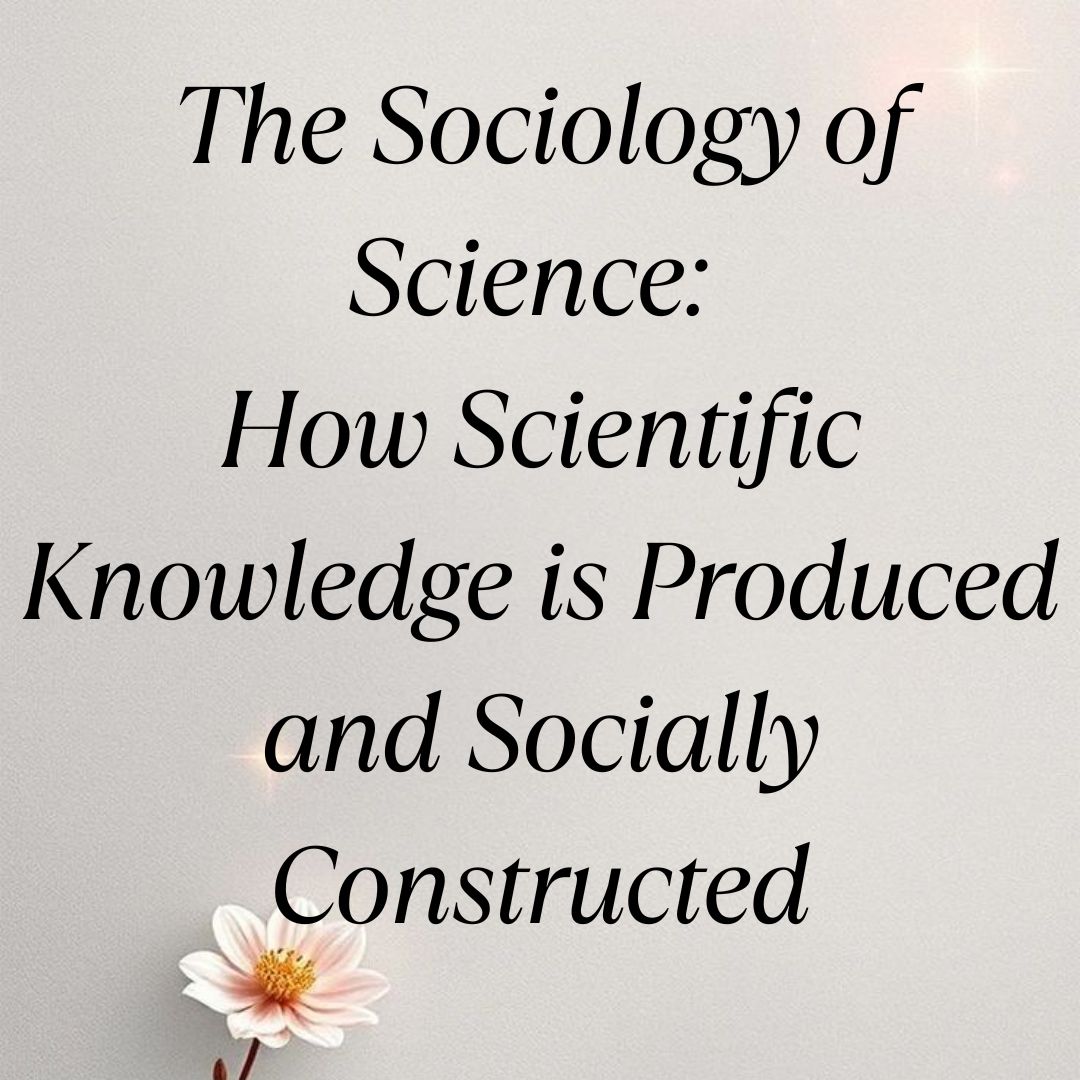 The Sociology of Science: How Scientific Knowledge is Produced and ...