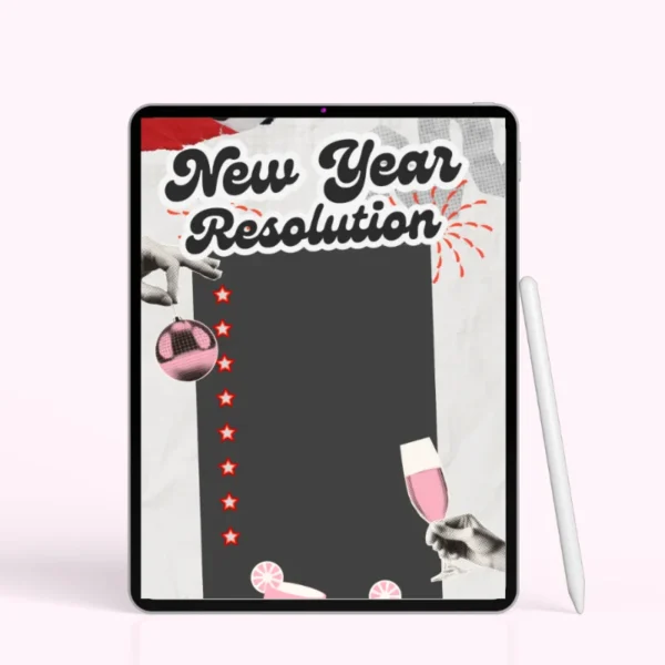 New Year Resolution Celebration Template - Riya's Blogs