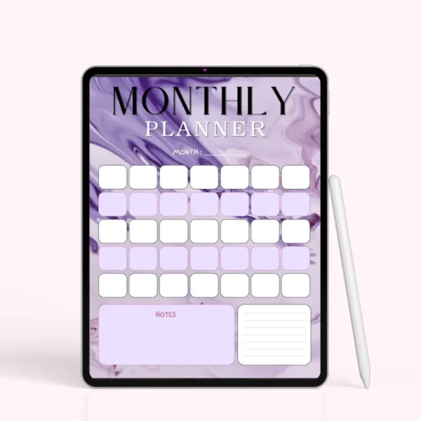 Personalized Monthly Planner - Riya's Blogs
