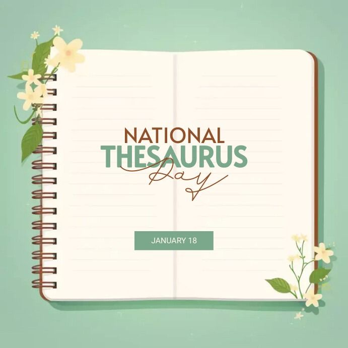 National Thesaurus Day Messages — January 18 - Riya's Blogs