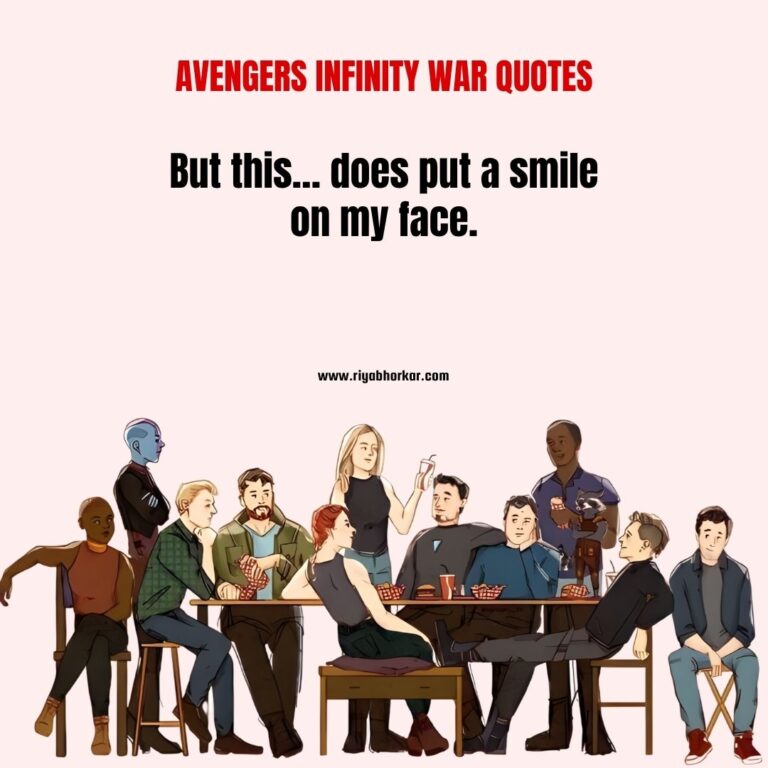 Avengers Infinity War Quotes - Riya's Blogs